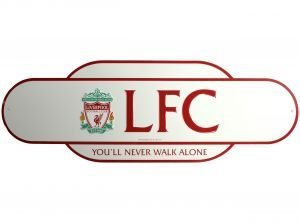 Liverpool Retro Established metal skilt - Liverpool F.C. - Fodboldstore.dk