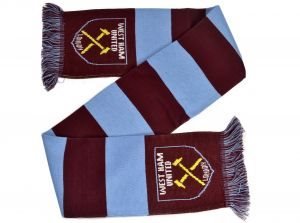 West Ham retro klubtørklæde striber - West Ham United - Fodboldstore.dk