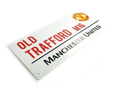 Manchester United Street sign metal - Manchester United FC ...
