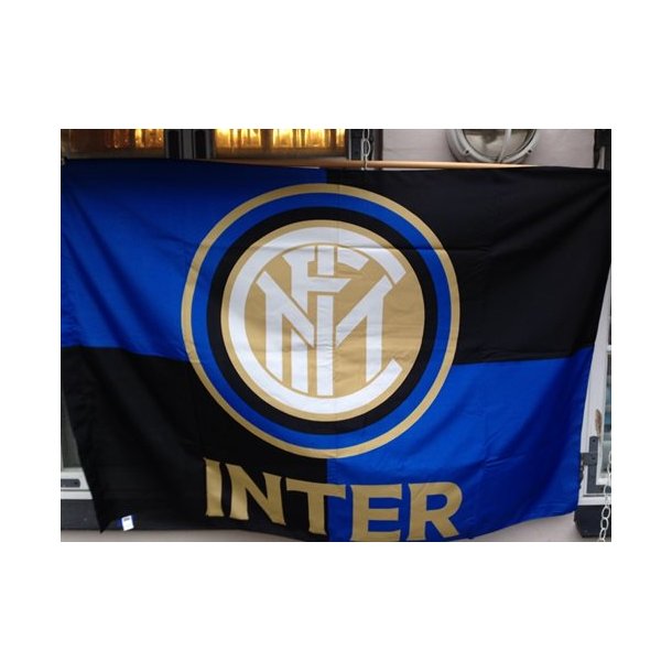 Inter flag Mål: ca. 95 x 140 cm. - Flag / klubber / Lande - Fodboldstore.dk