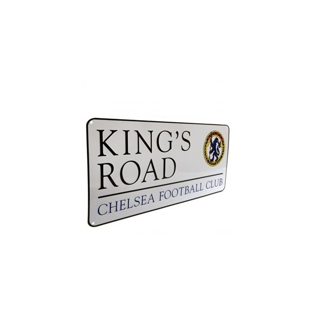 Chelsea street sign KINGS ROAD - Skilte og klistermærker - Fodboldstore.dk
